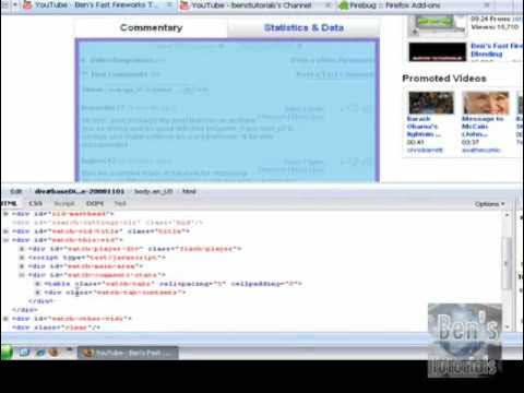 Editing ANY Webpage online: Firebug - YouTube