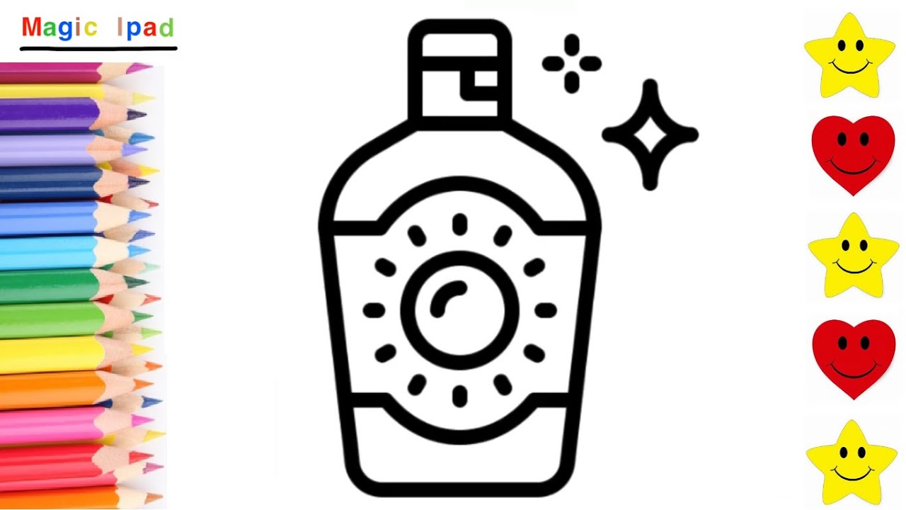 Como dibujar una CREMA SOLAR | dibujos para niños 💓⭐ How to draw a SUN ...