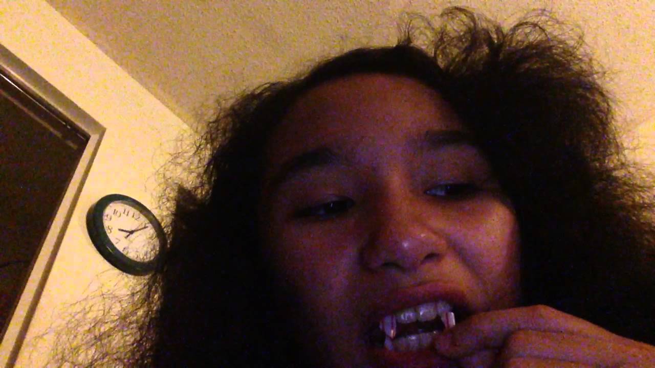 Easy to make vampire fangs - YouTube