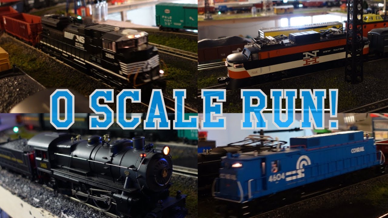 O scale Run Session! MTH and Lionel Trains on the NEW Layout! - YouTube