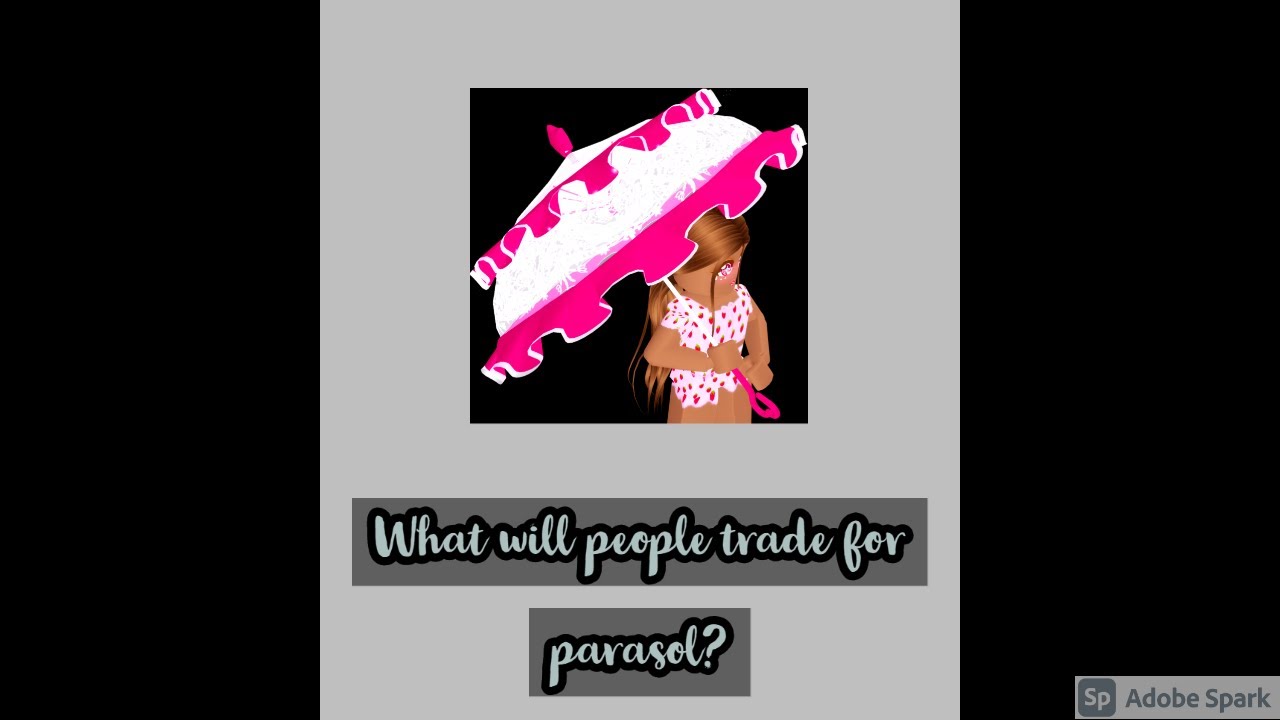 what will people offer for parasol? *WOW* - YouTube