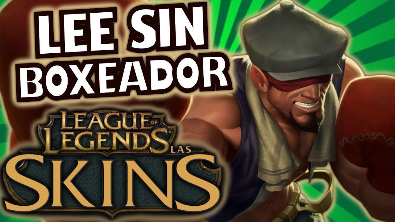 LEE SIN BOXEADOR ( KnockOut Lee Sin ) / SKIN 1350 RP / Presentación y Cambios / LOL SKINS - YouTube