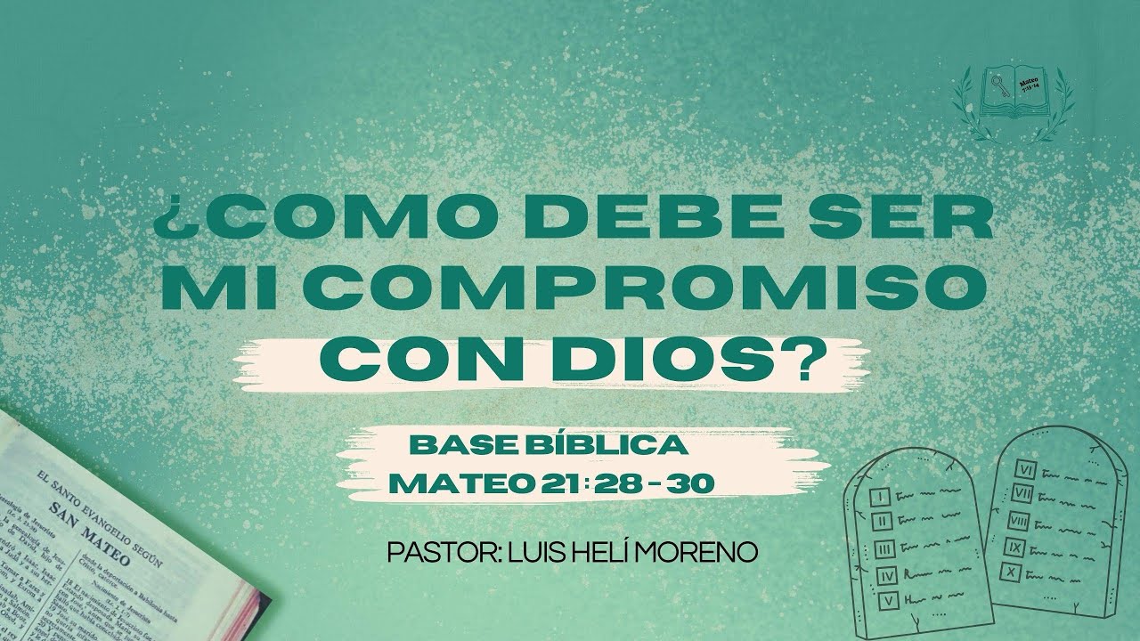 ¿Cómo debe ser mi compromiso con Dios? #Dios #EspirituSanto #hijo - YouTube