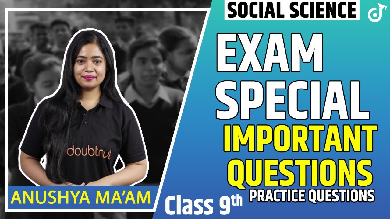 Term 2 Class 9th SST Most Important Questions | Board Special SST ...