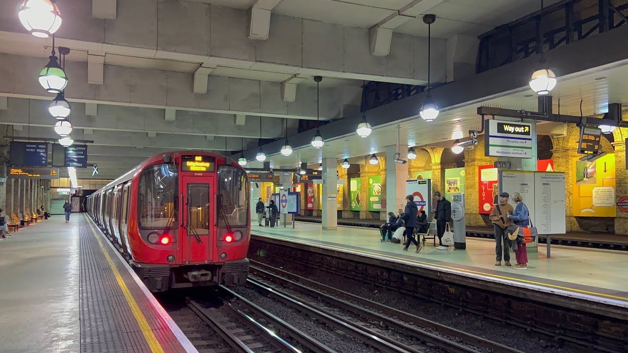 London Underground trains across the system - YouTube