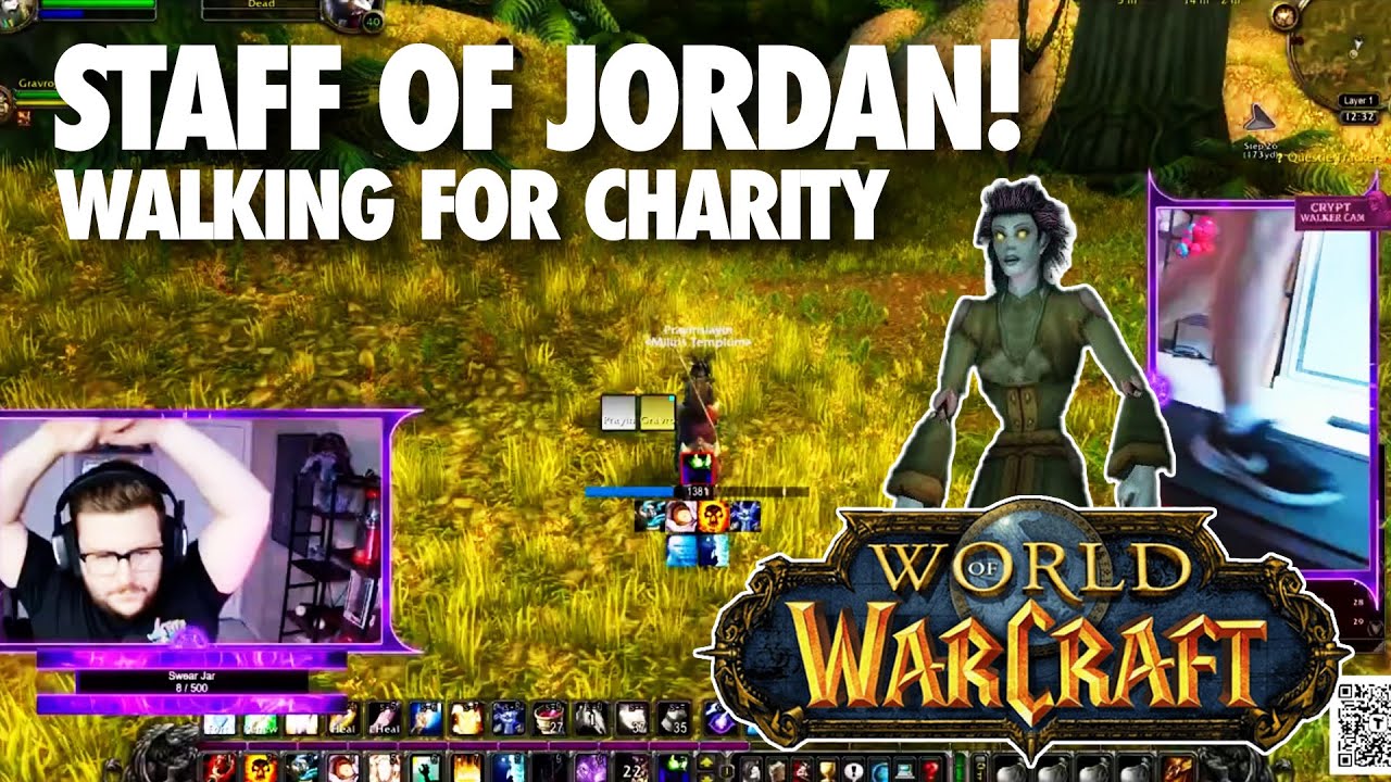 Finally! The STAFF OF JORDAN! | World of Warcraft Walking for Charity ...
