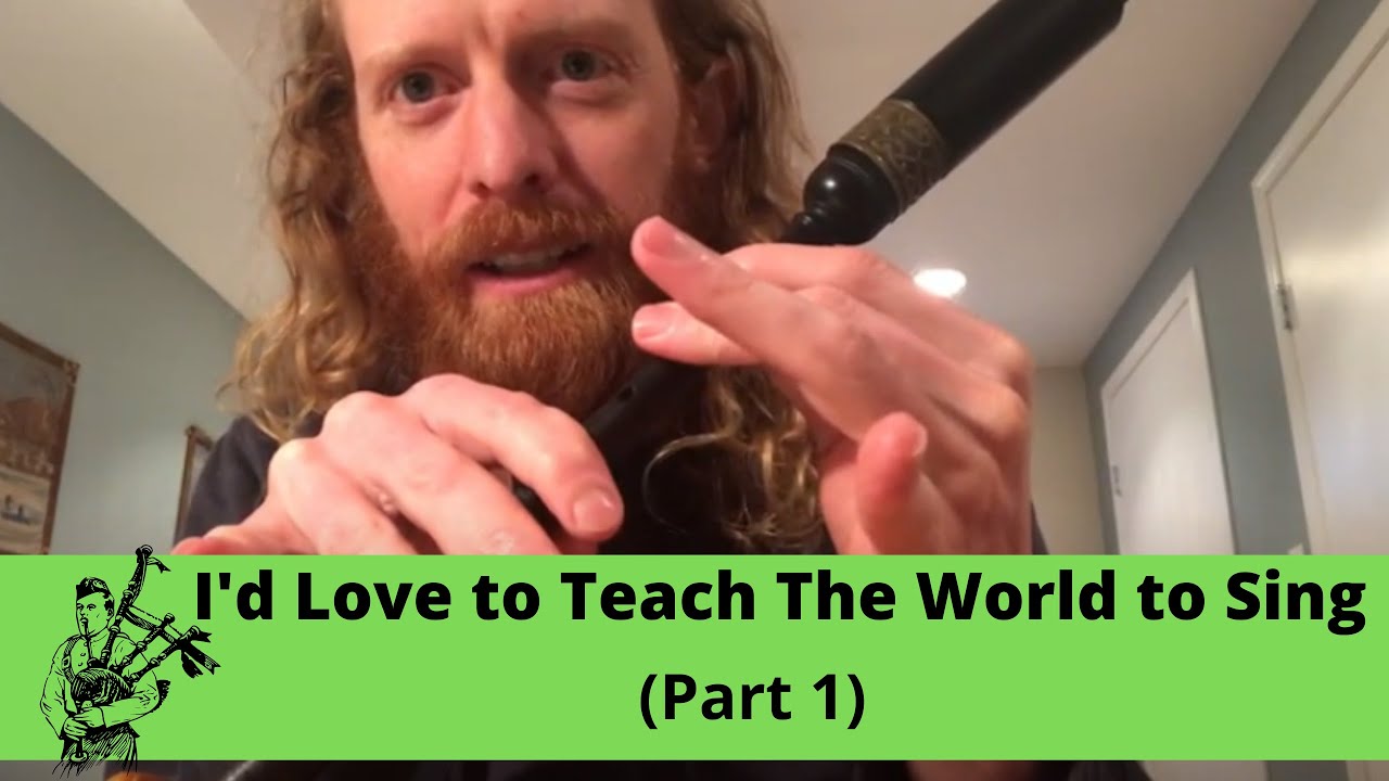 Easy Beginner Chanter Tune (Without Grace Notes) - YouTube