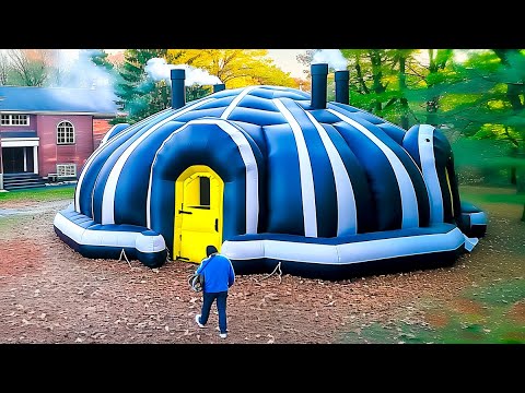 20 Incredible Mobile Homes That Require Only Air To Build - YouTube