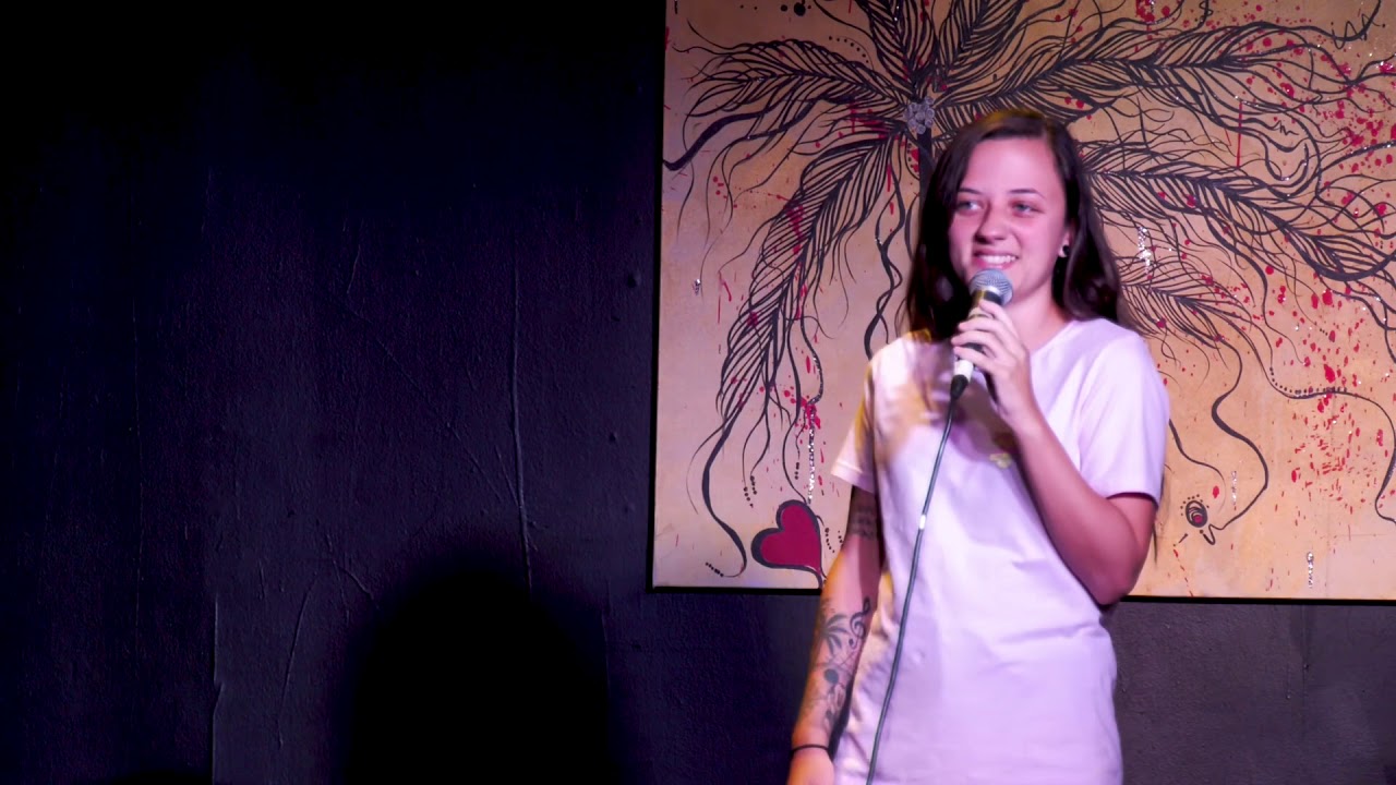 Jackie Sanchez Stand Up Art Serve - YouTube