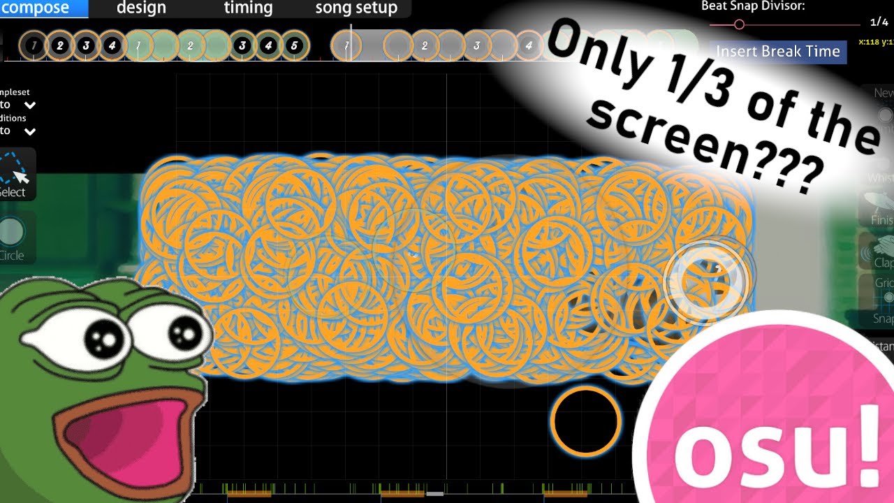 (osu!) This *Ranked Map* Uses Only 1/3 Of The Screen??? - YouTube