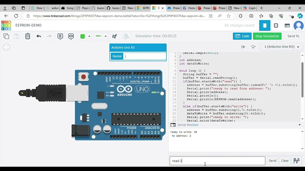 EEPROM DEMO - YouTube