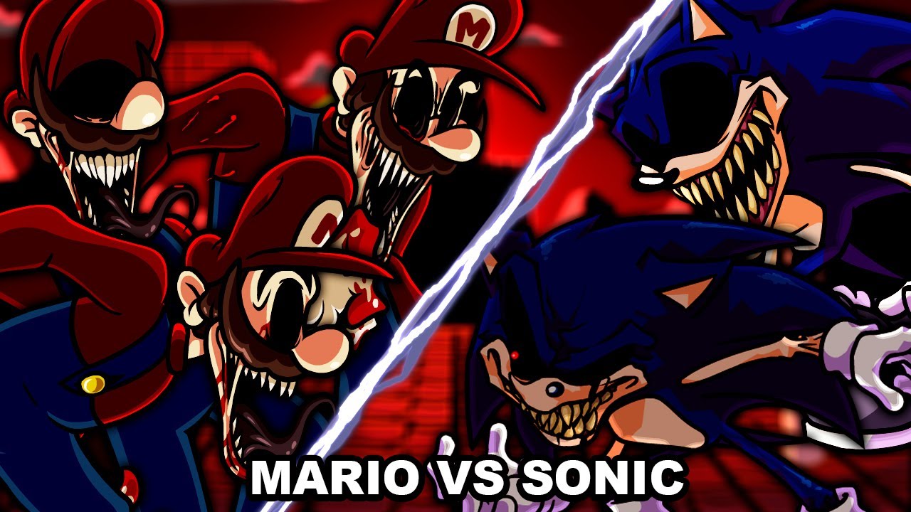 Mario.EXE Vs Sonic.EXE 2011 (It's-A-Me V2 Cover) - Mario Madness V2 FNF ...