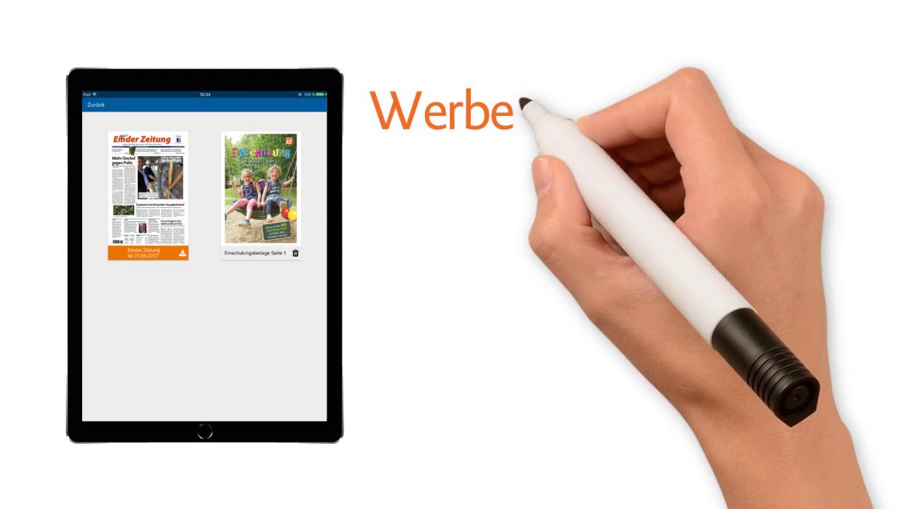 Was kann das neue ePaper der Emder Zeitung? - YouTube