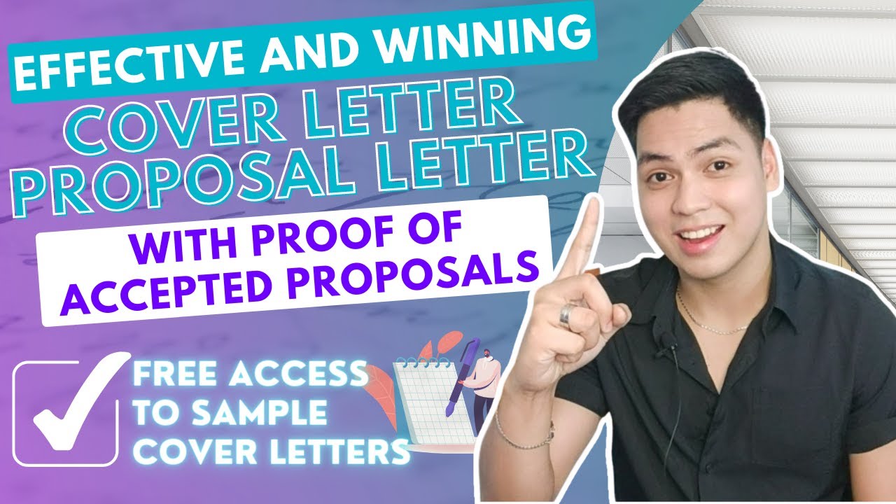 Create an Effective and Winning Cover Letter/Proposal Letter | FREE ...