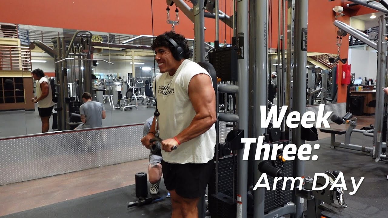 Week Three of Prep: Arm Day - YouTube