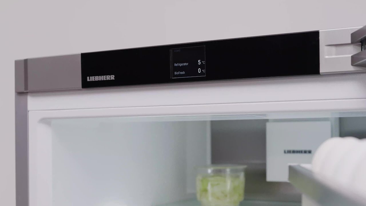 Liebherr koelkasten + vriezer Touch & Swipe-display - YouTube