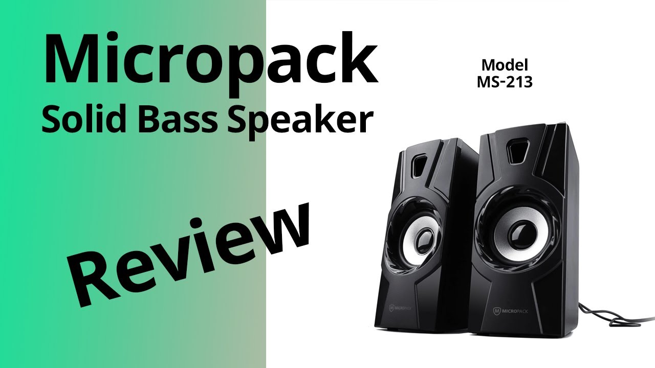 Micropack Solid Bass Speaker MS-213 Review and Price in BD - YouTube