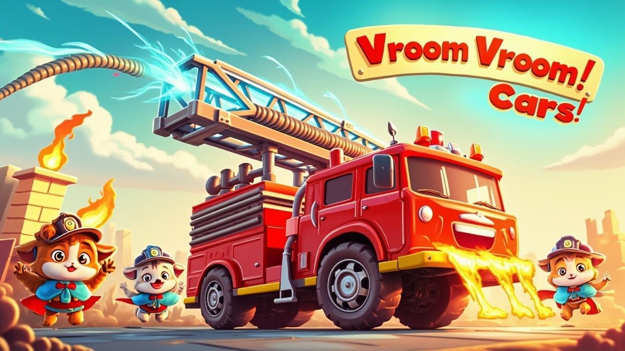 Vroom Vroom Cars 🚗 | Car Song for Toddlers | Kids Nursery Rhyme - YouTube