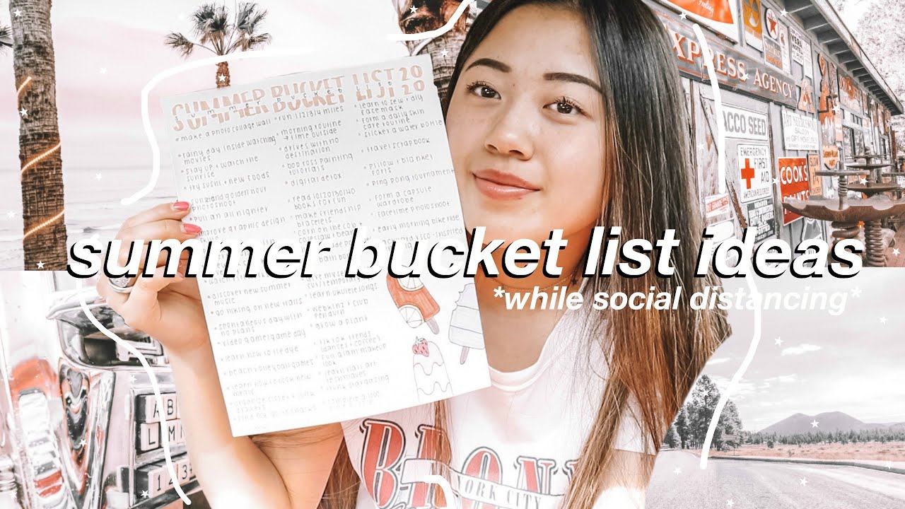 50 summer bucket list ideas *while social distancing* - YouTube