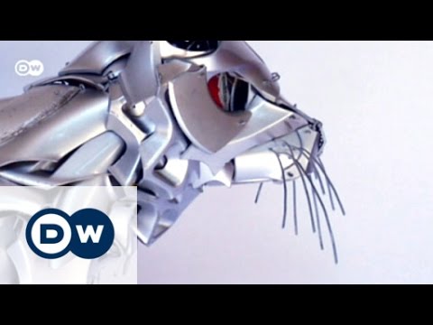 Hubcap Creatures: Sculptures made of wrecks | Euromaxx - YouTube