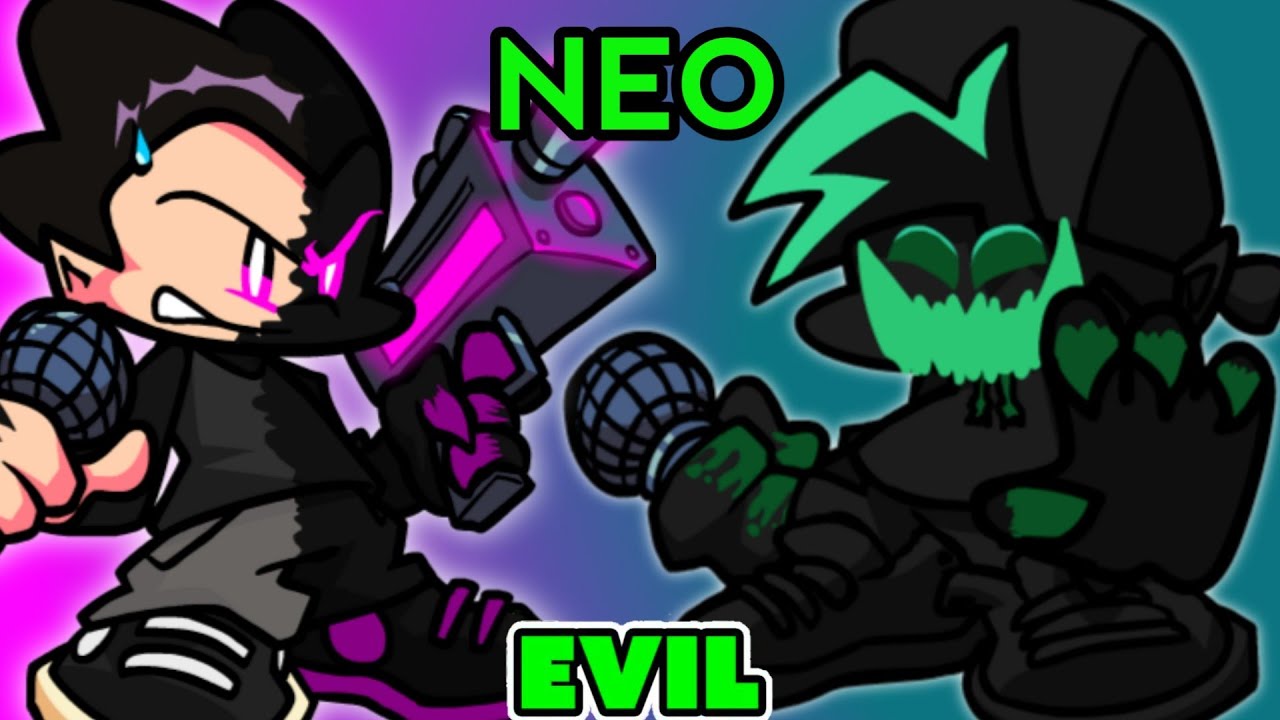 Evil bf vs Corrupted pico DAY 1 but it's NEO - YouTube