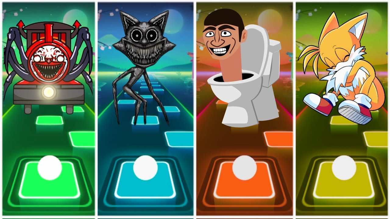 Choo_Choo_Charles 🆚 Zoonomaly 🆚 Skibidi_Toilet 🆚 Crazy_Tails 💫 Tiles ...
