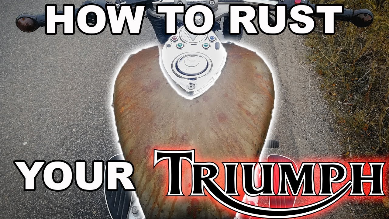 HOW TO RUST YOUR MOTORCYCLE GAS TANK - YouTube