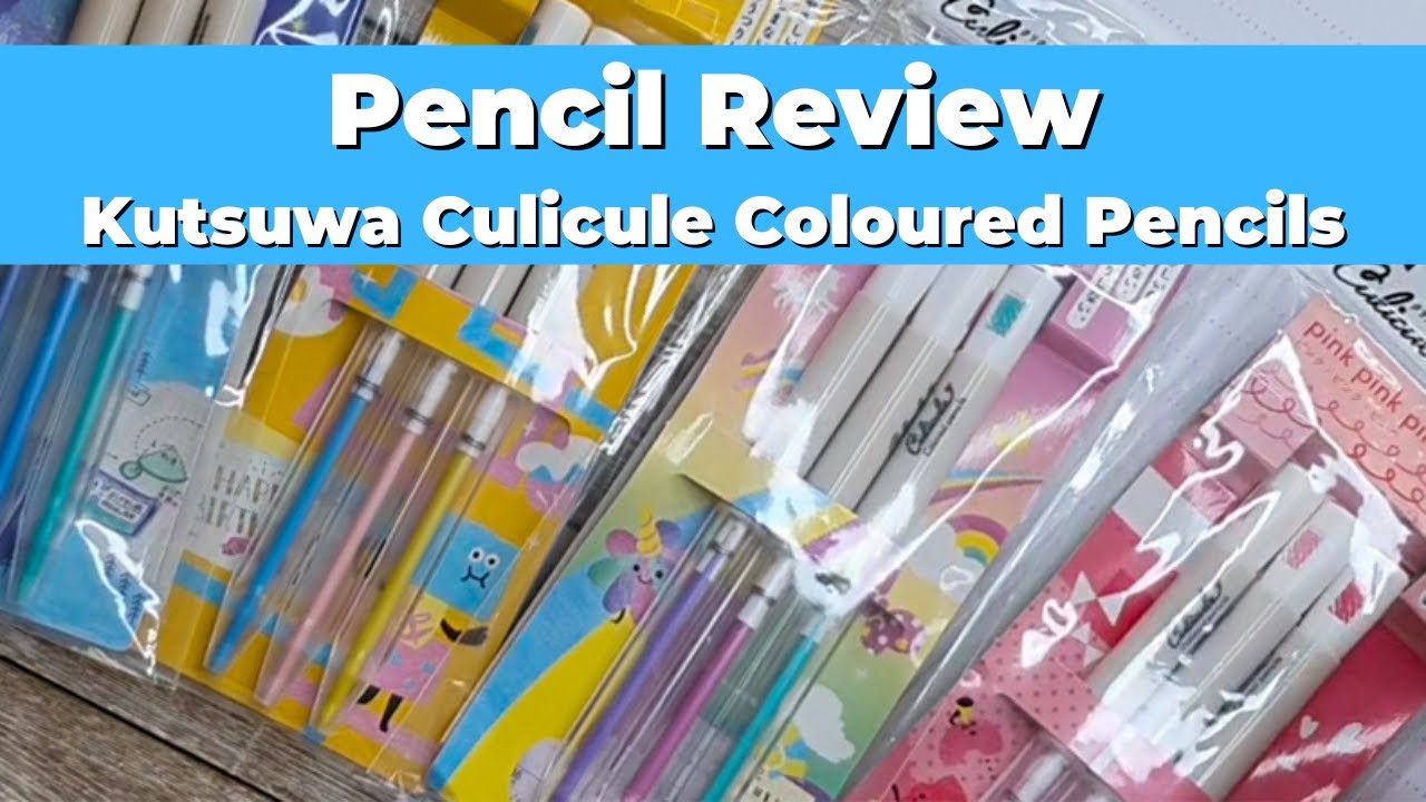 PENCIL REVIEW | KUTSUWA CULICULE COLOURED PENCIL SETS | WASHI GANG ...