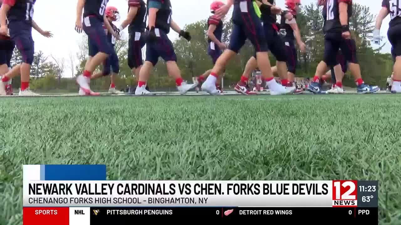 Newark Valley Cardinals vs. Chenango Forks Blue Devils - YouTube
