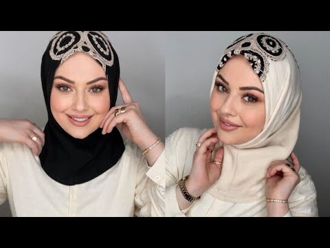 Bayram için Kolay Şal Bağlama Modelleri لفات حجاب العيد Hijab Tutorial for Eid