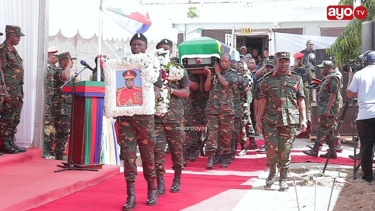 MAZISHI YA JENERALI MUSUGURI: BITEKO ATOA SALAMU YA RAIS SAMIA “USALAMA ...