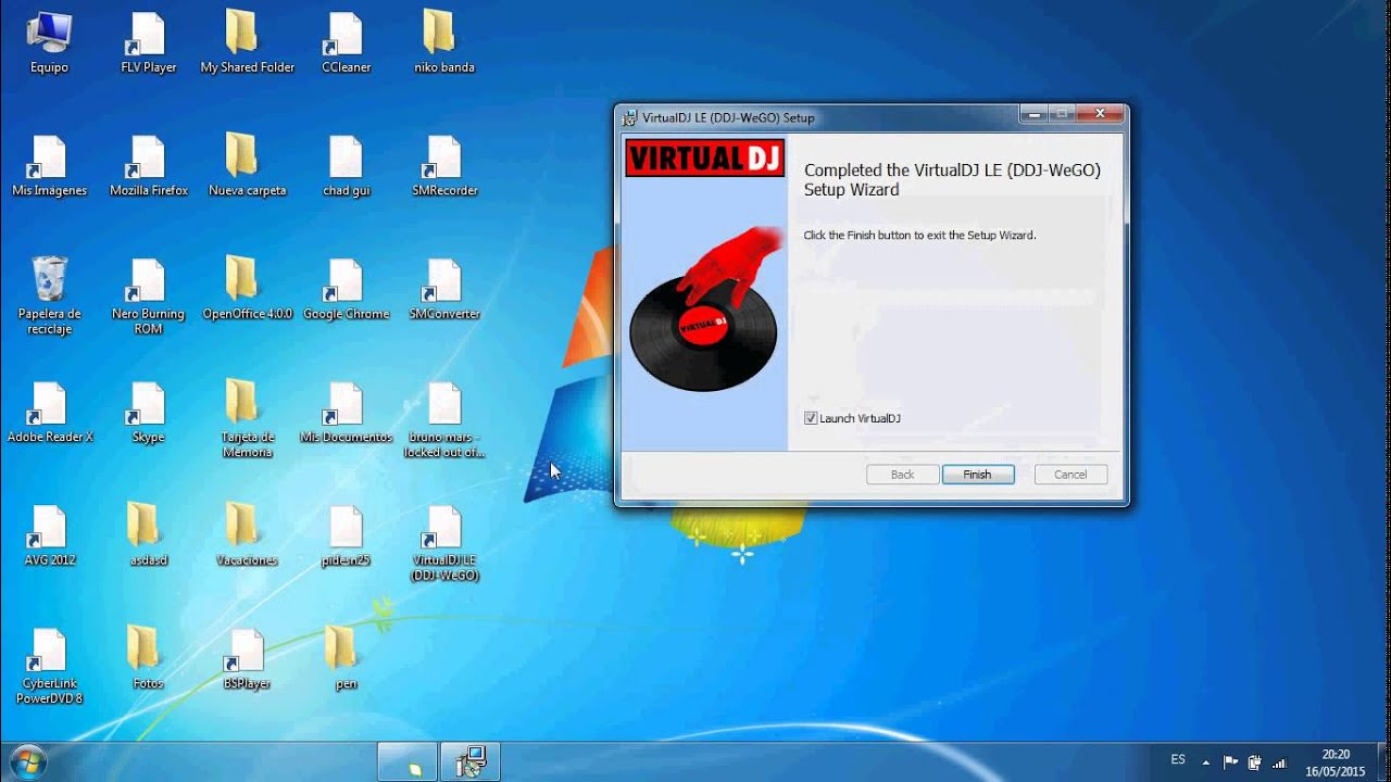 Instalar Virtual Dj LE (Cd que viene con el Controlador) - YouTube