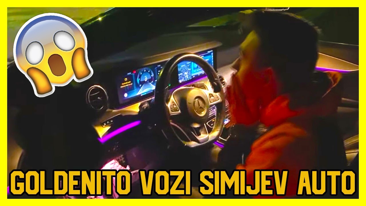 GOLDENITO VOZI SIMIJEV AUTO, SIMI GA GANJA PO PIROTU 🤣 - YouTube