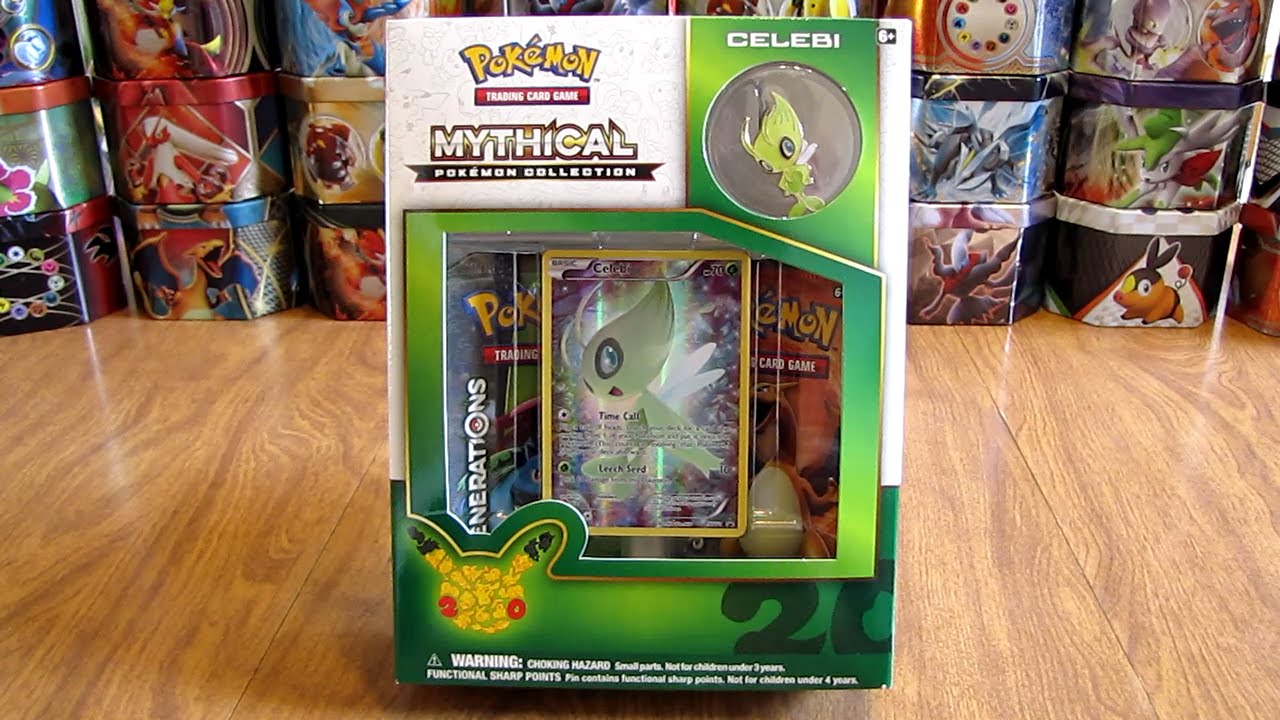 Celebi Mythical Pokemon Collection Opening - YouTube