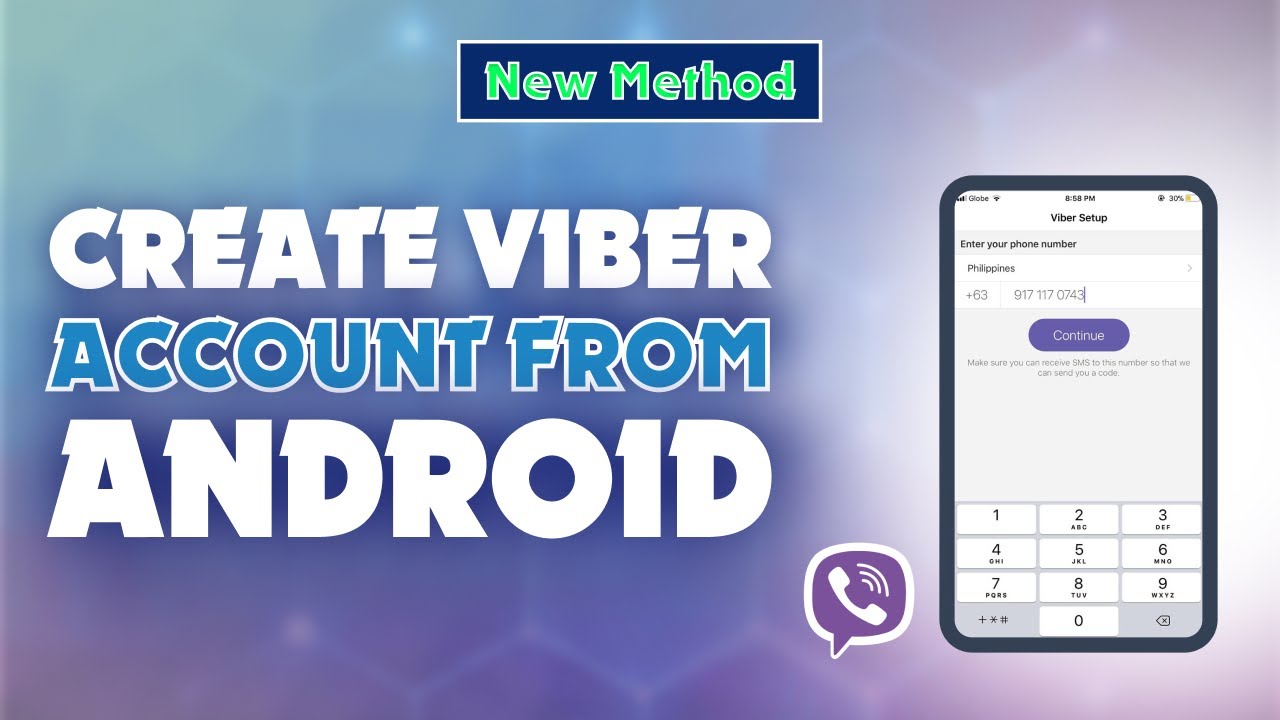 How to Create Viber Account from Android 2024 | Skill Wave - YouTube
