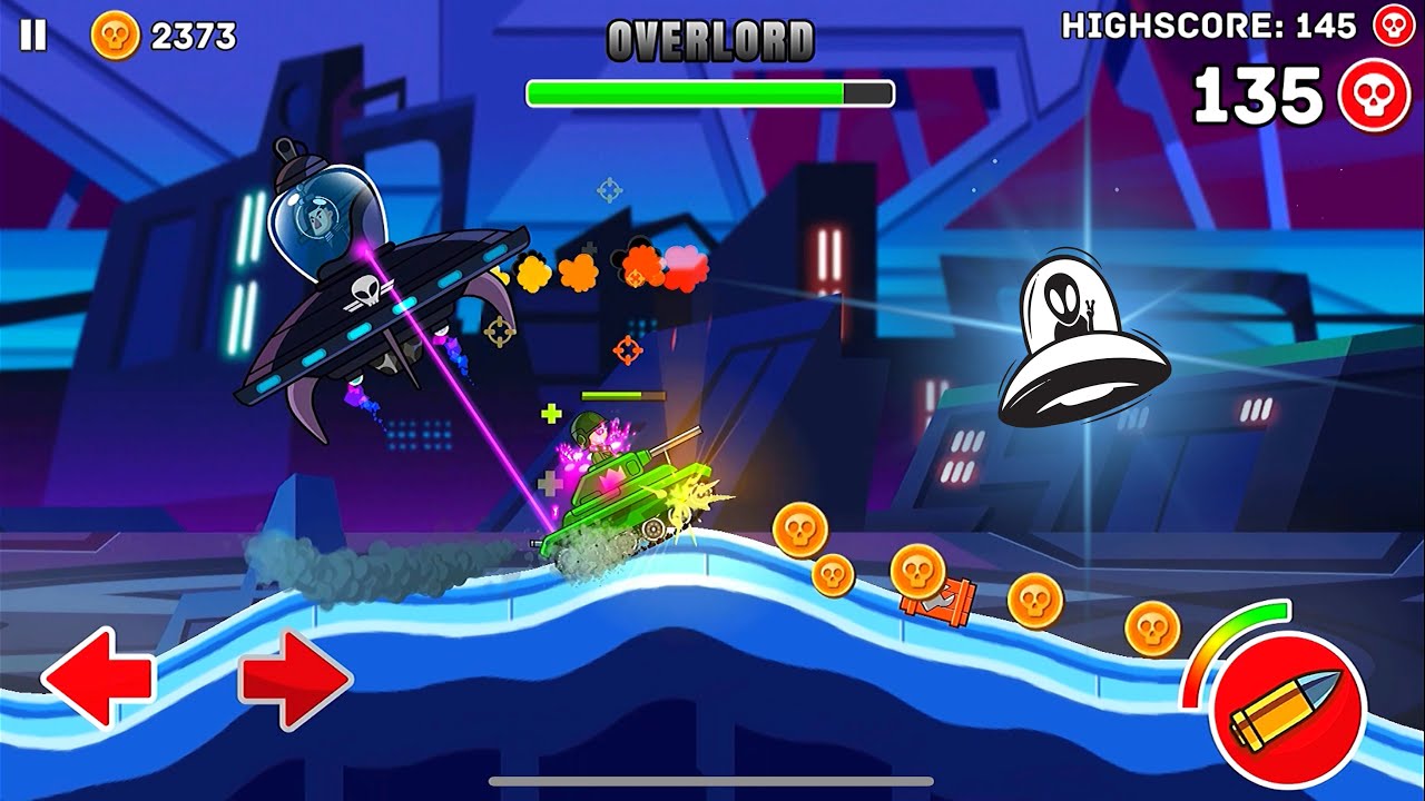 HILLS OF STEEL battle with OVERLORD Stage 5 highscore 150 - YouTube