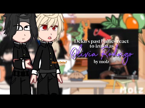 Deku’s past bullies react to izuku as Olivia Rodrigo | Mha/bnha | BakuDeku | Gacha club