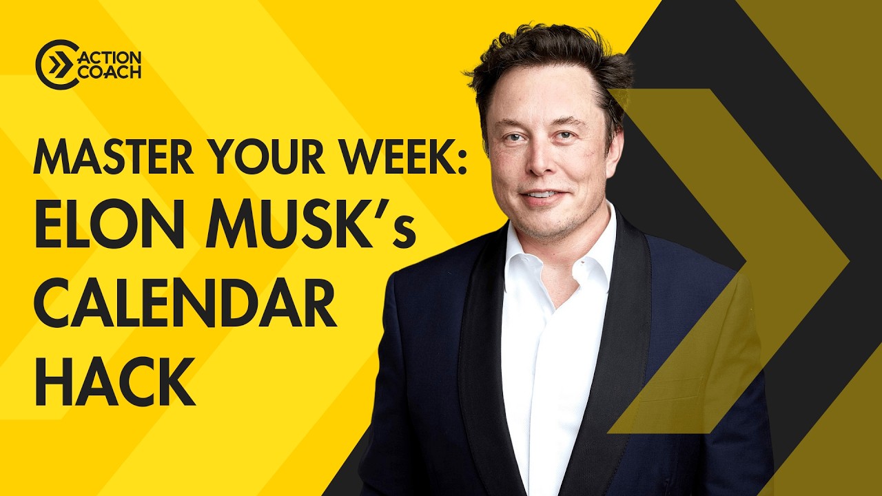 MASTER YOUR TIME with ELON MUSK's CALENDAR HACK - YouTube