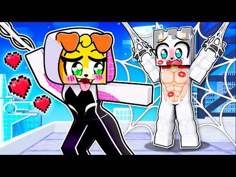 Una CHICA SUPERHÉROE me SECUESTRÓ en Minecraft! 😍🔥