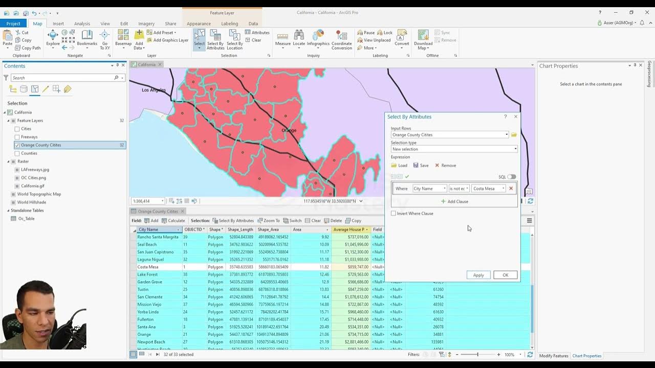 Arcgis Pro Select By Attribute Select Features Using Attributes Youtube