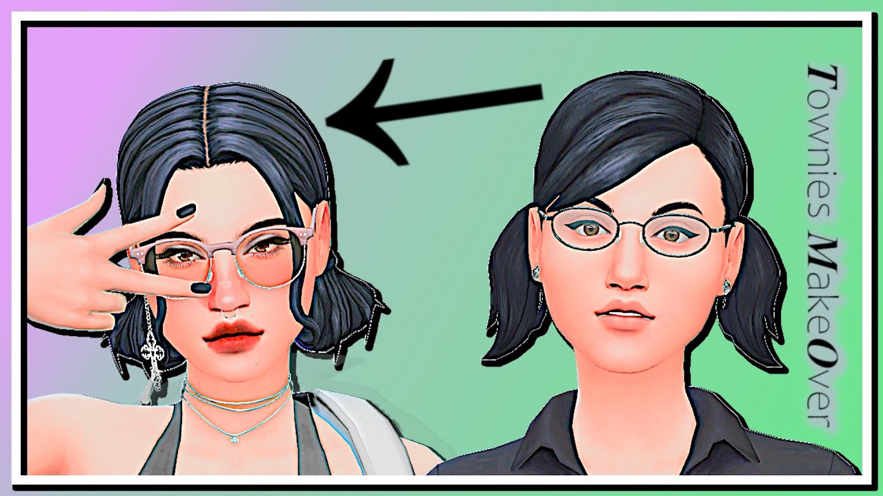 Bella&Cassandra Goth Remake! // The Sims 4 Create A Sim - YouTube