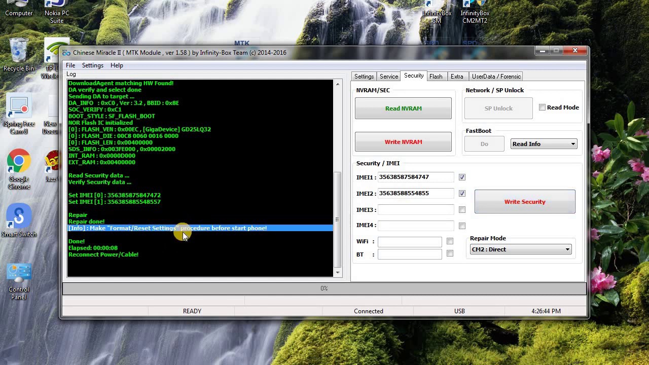 Qmobile G2 Imei Repair Done With Great CM2 very simple - YouTube