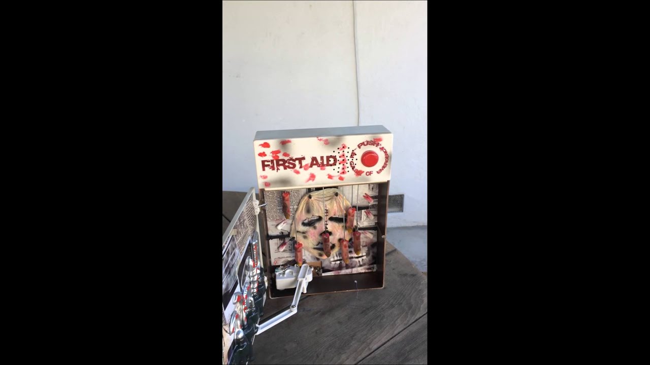 First Aid Kit Spirit halloween prop - YouTube