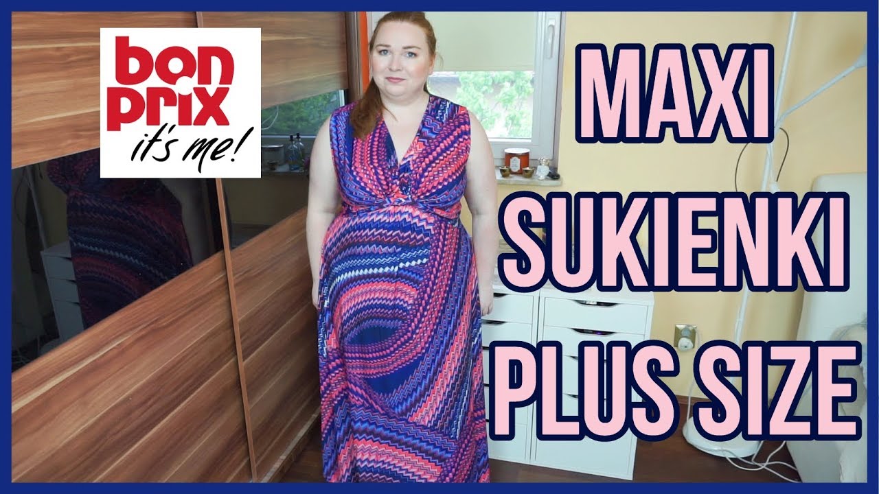 WAKACYJNE SUKIENKI PLUS SIZE | BONPRIX | mierzymy - YouTube