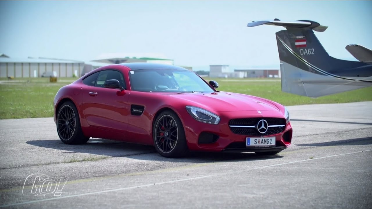 Supercar vs. Flugzeug | Mercedes AMG GT S | der Test - YouTube