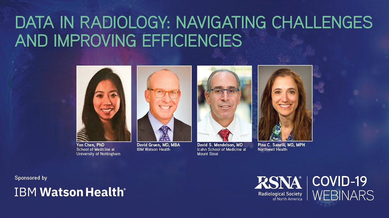 Data in Radiology: Navigating Challenges and Improving Efficiencies ...