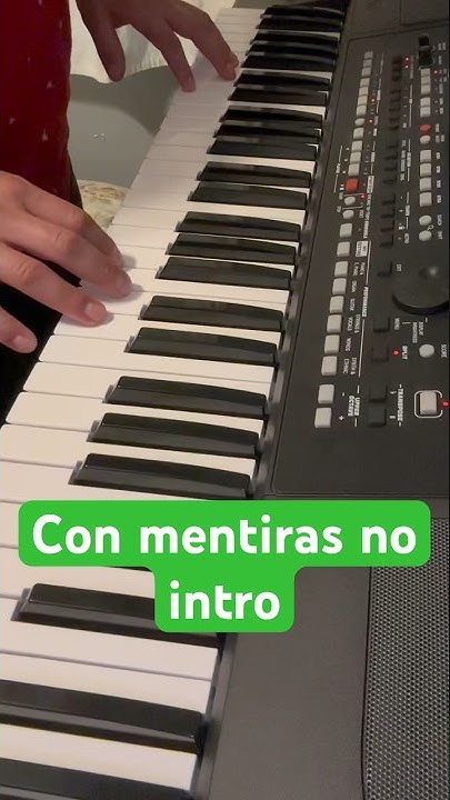 Con mentiras no - intro - YouTube