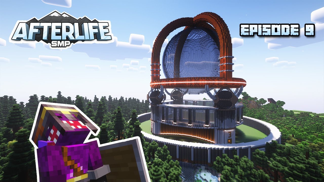 My First Minecraft MEGA BUILD on the Afterlife SMP | Ep 9 - YouTube