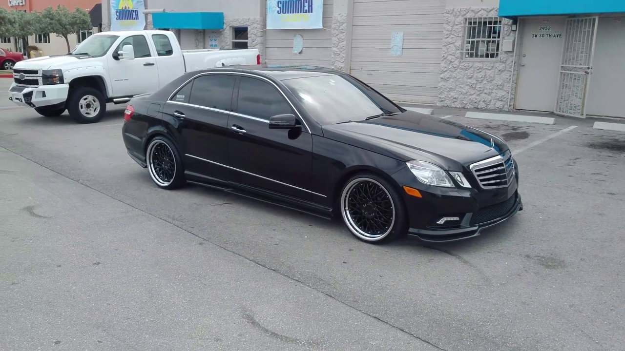 877-544-8473 20 Inch Mercedes E350 Rennen CSL-5 Black Chrome LIp Wheels ...