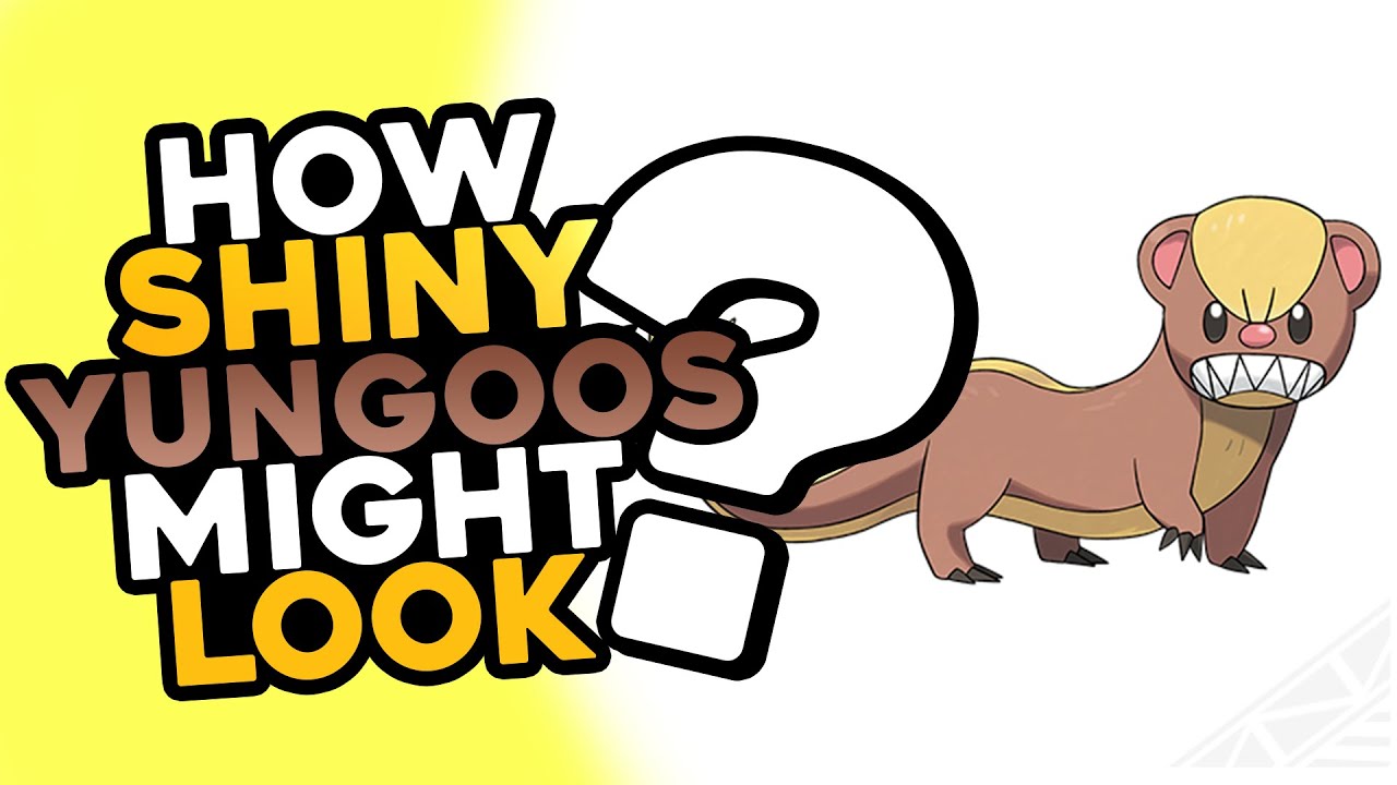 Pokemon Sun and Moon - How SHINY Yungoos Might Look? W/ KarlosPokemon ...